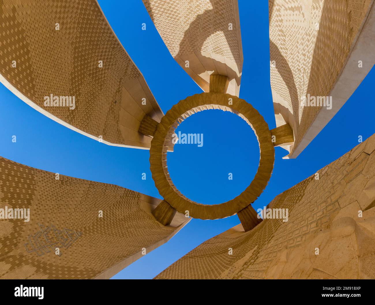 ASWAN, EGYPT - FEB 13, 2019: Monument to Arab-Soviet Friendship at ...