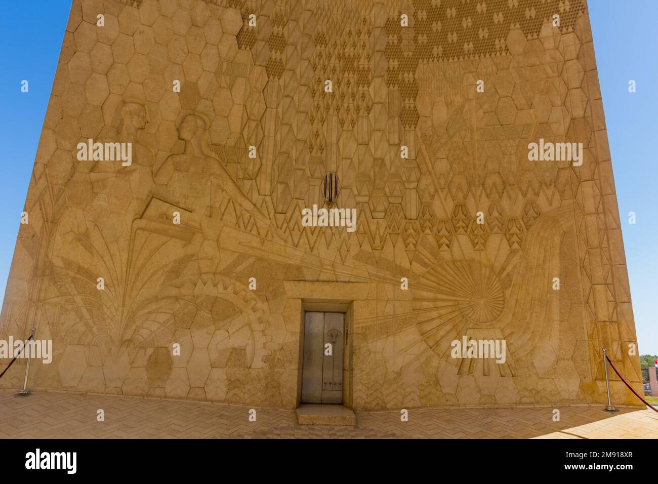 ASWAN, EGYPT - FEB 13, 2019: Monument to Arab-Soviet Friendship at ...