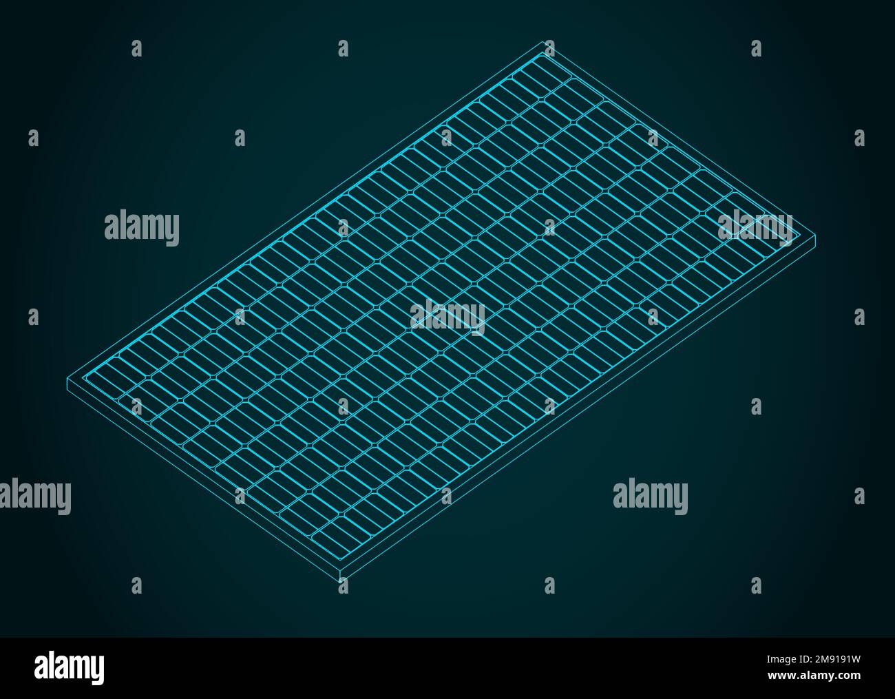 Stylized vector illustration of solar panel Stock Vector Image & Art ...