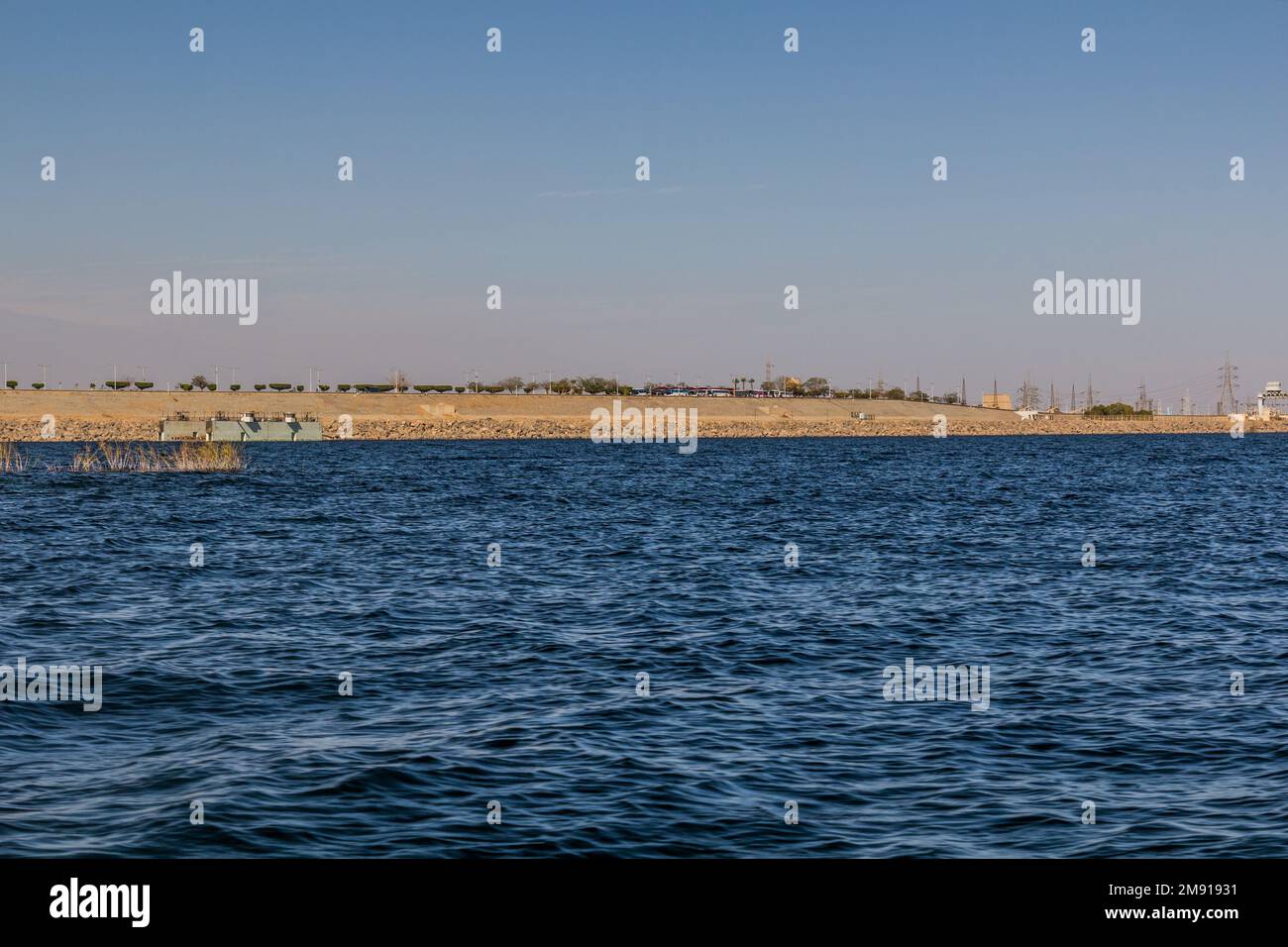 Aswan High Dam in Egypt Stock Photo - Alamy