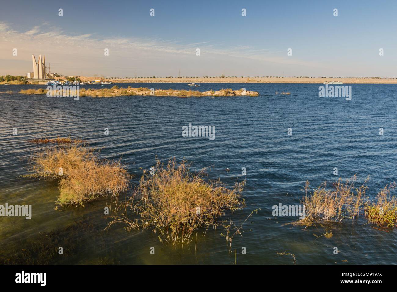 View of Aswan High Dam, Egypt Stock Photo - Alamy