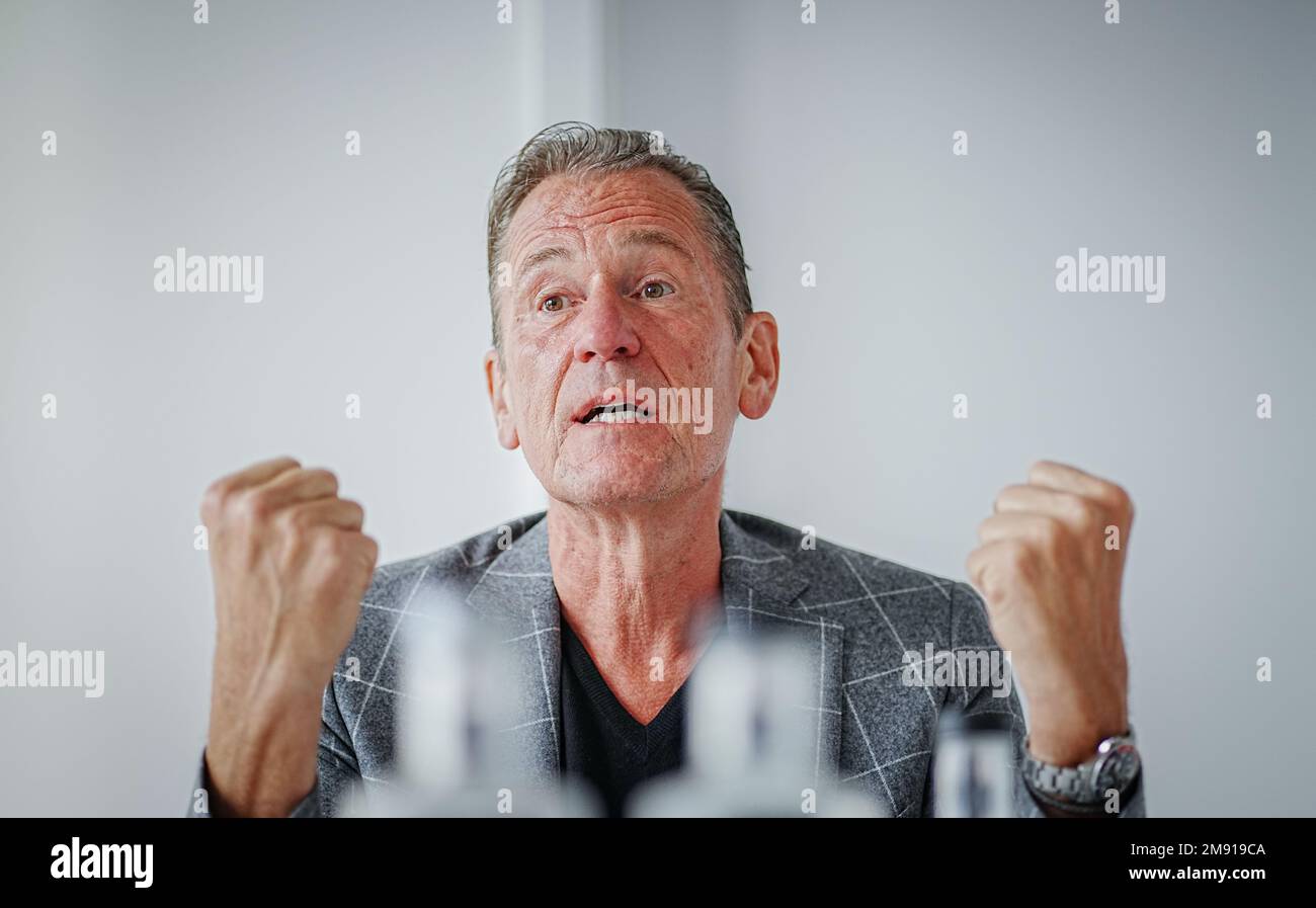Berlin, Germany. 16th Jan, 2023. Mathias Döpfner, CEO of Axel Springer ...