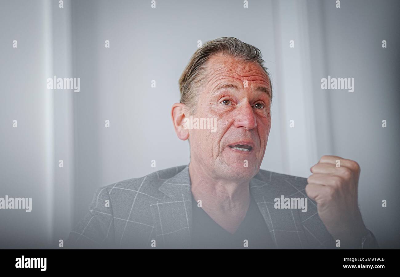 Berlin, Germany. 16th Jan, 2023. Mathias Döpfner, CEO of Axel Springer ...