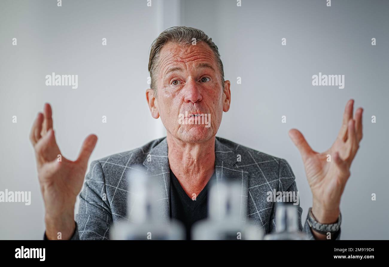 Berlin, Germany. 16th Jan, 2023. Mathias Döpfner, CEO of Axel Springer ...
