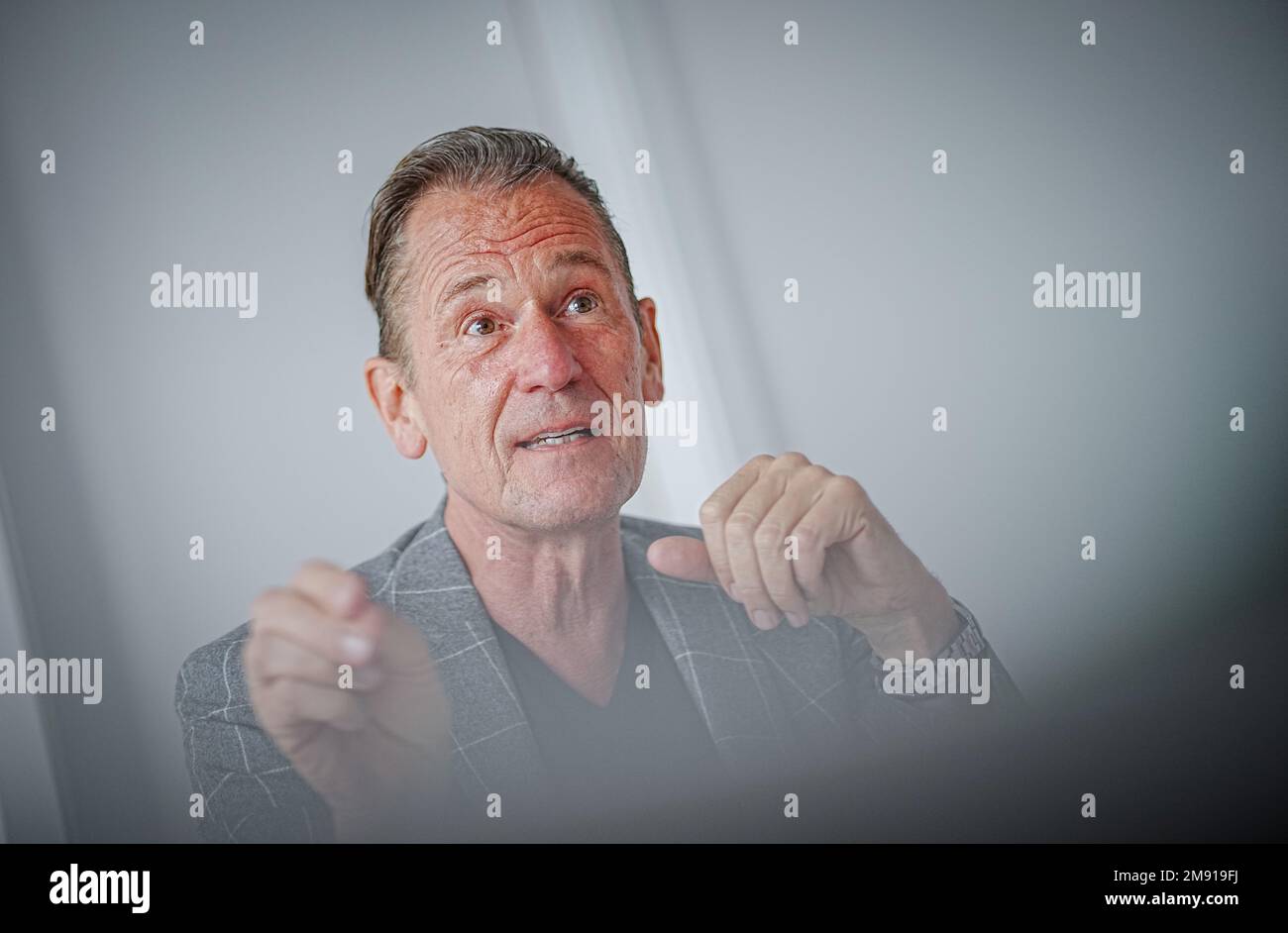 Berlin, Germany. 16th Jan, 2023. Mathias Döpfner, CEO of Axel Springer ...