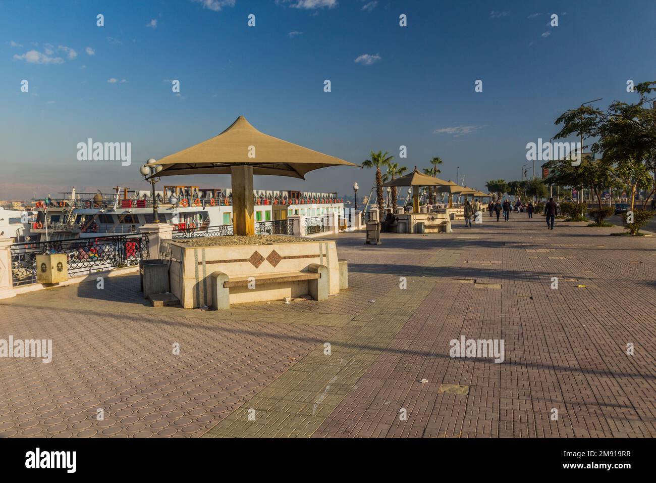 Nile promenade in luxor hi-res stock photography and images - Alamy