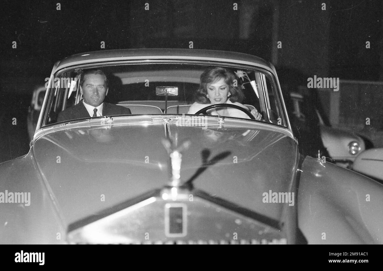 Gina Lollobrigida with her husband Mirko Skofic 22 October 1969 ...