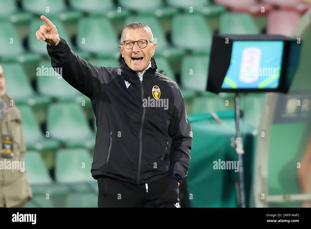 Libero Liberati stadium, Terni, Italy, January 15, 2023, the coach ...