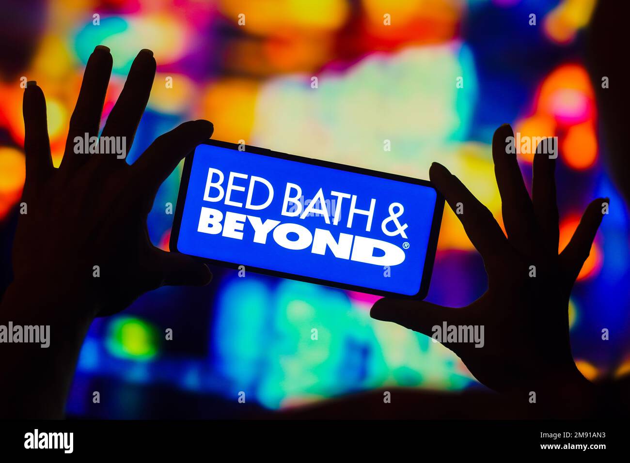 Brazil. 16th Jan, 2023. In this photo illustration, the Bed Bath and ...