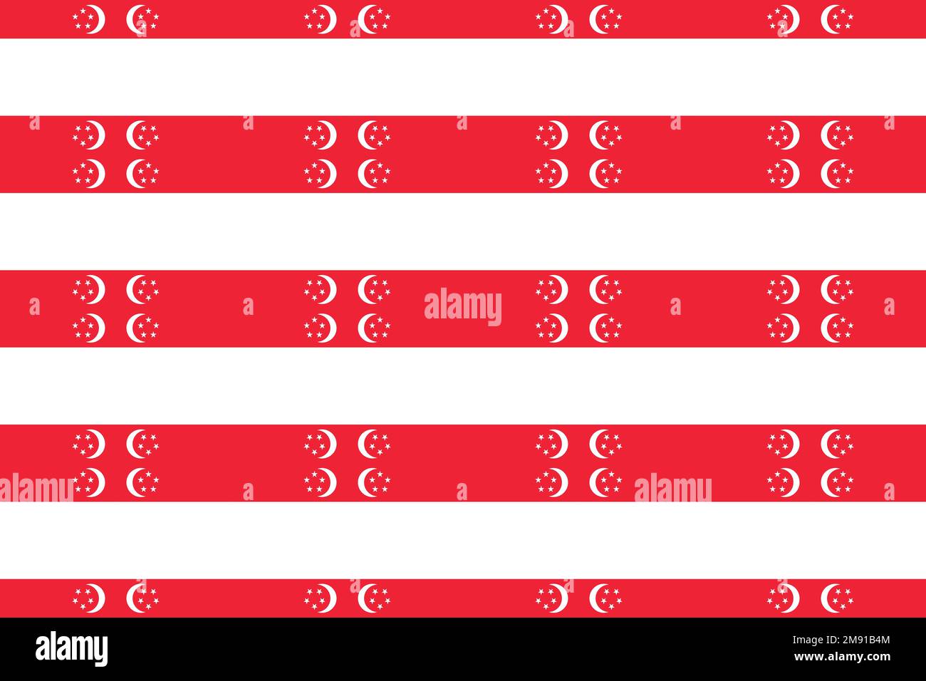 Geometric pattern in the colors of the national flag of Singapore. The ...