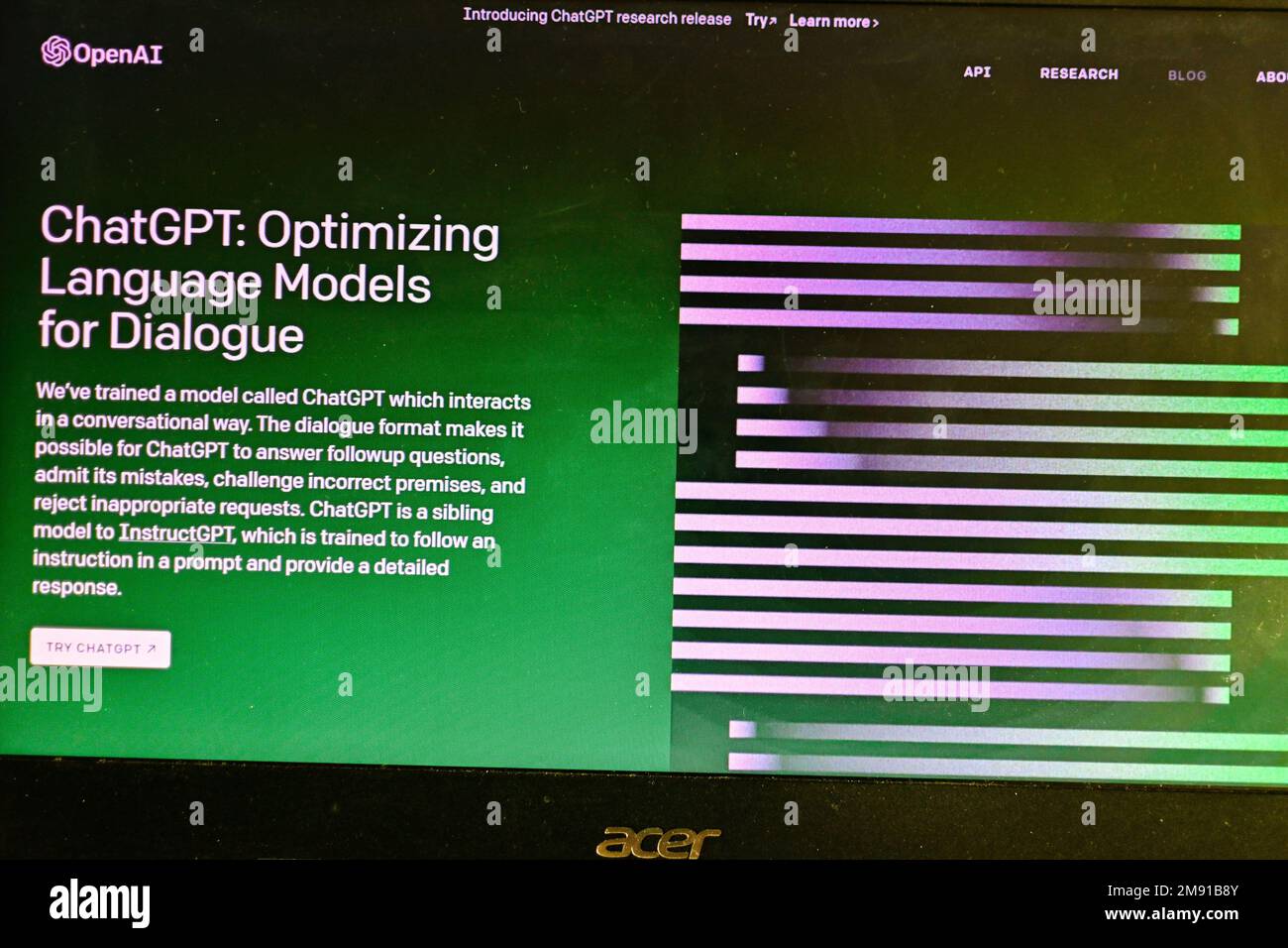 Chatgpt home page hi-res stock photography and images - Alamy