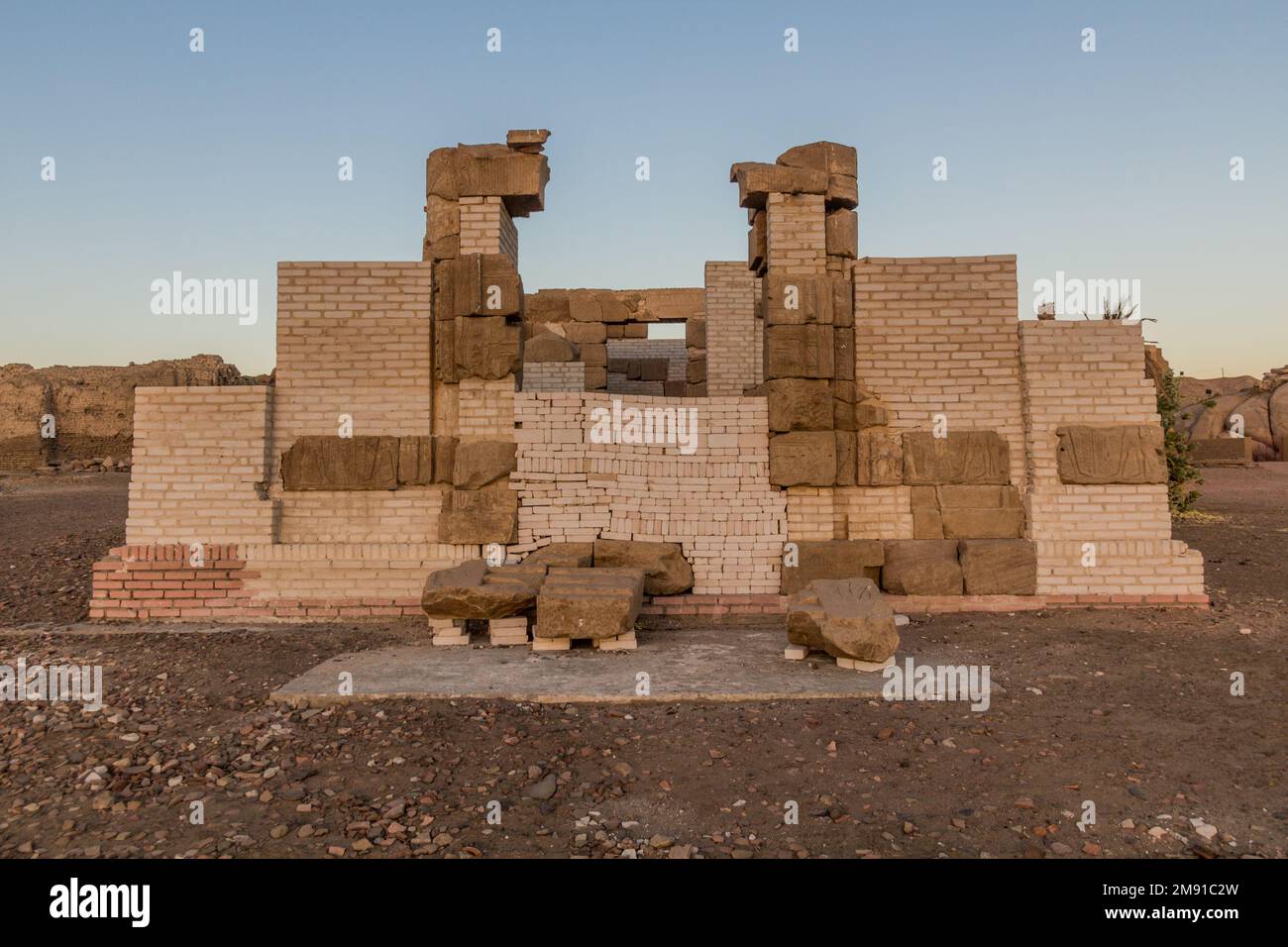 Old temple at the Elephantine island in Aswan, Egypt Stock Photo - Alamy