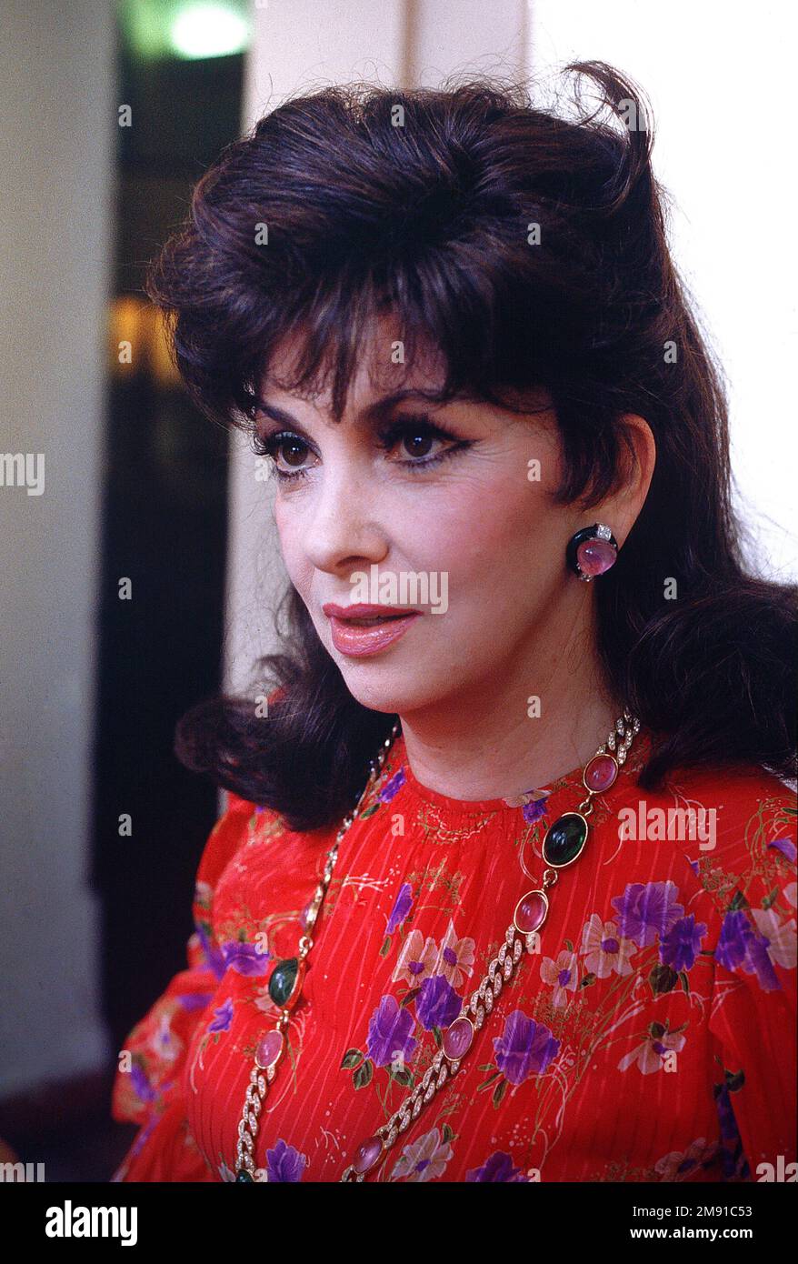 Rome, Italien. 16th Jan, 2023. The Italian actress Gina Lollobrigida ...