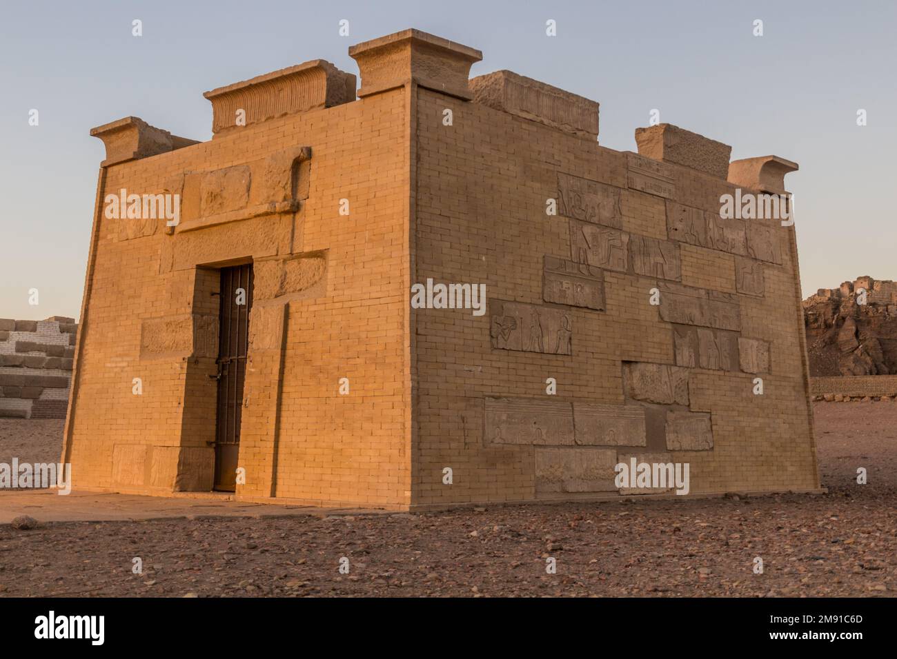 Old temple at the Elephantine island in Aswan, Egypt Stock Photo - Alamy