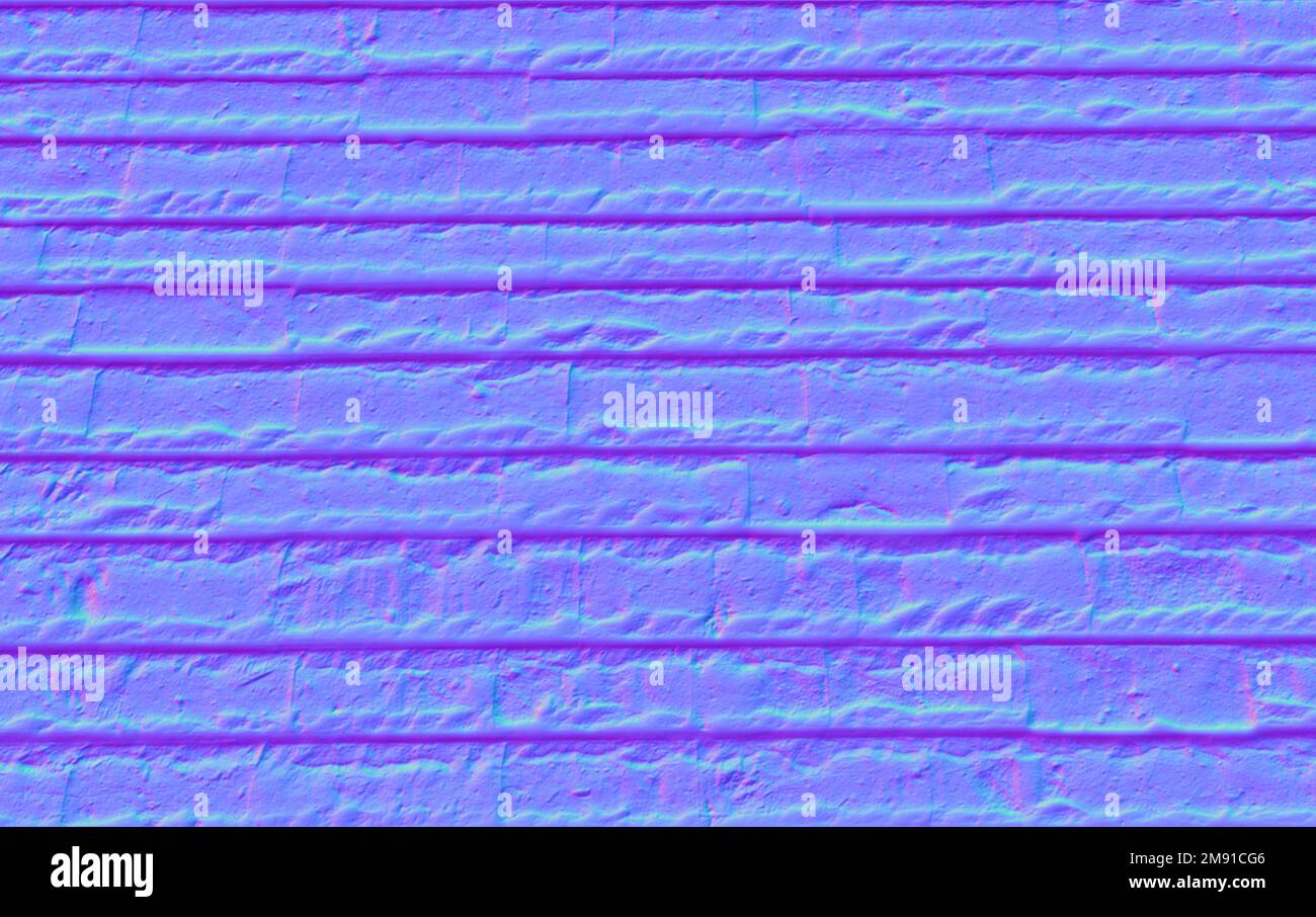 Normal map Wall bricks, normal mapping Stock Photo - Alamy