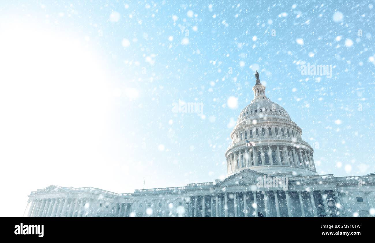 Us capitol winter snow building washington dc usa architecture hi-res ...