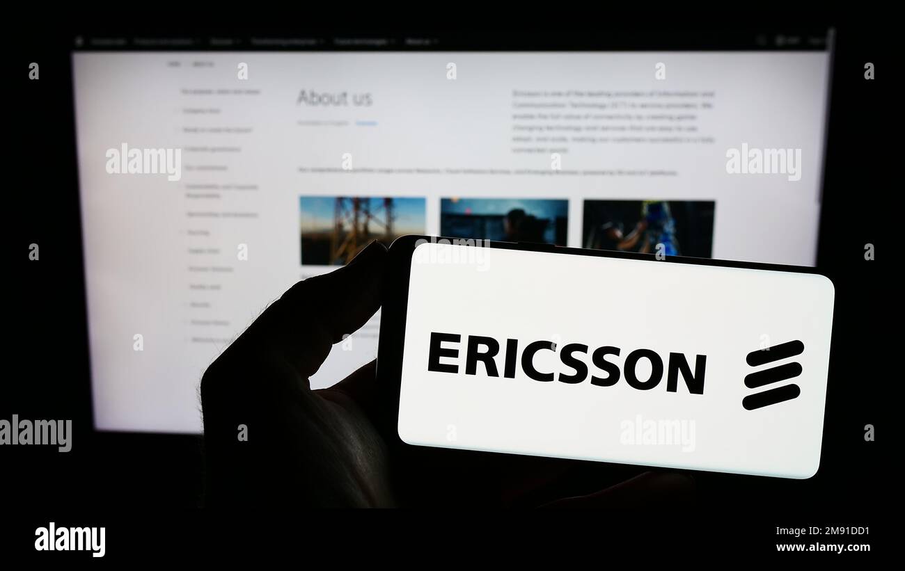 Ericsson logo hi-res stock photography and images - Alamy
