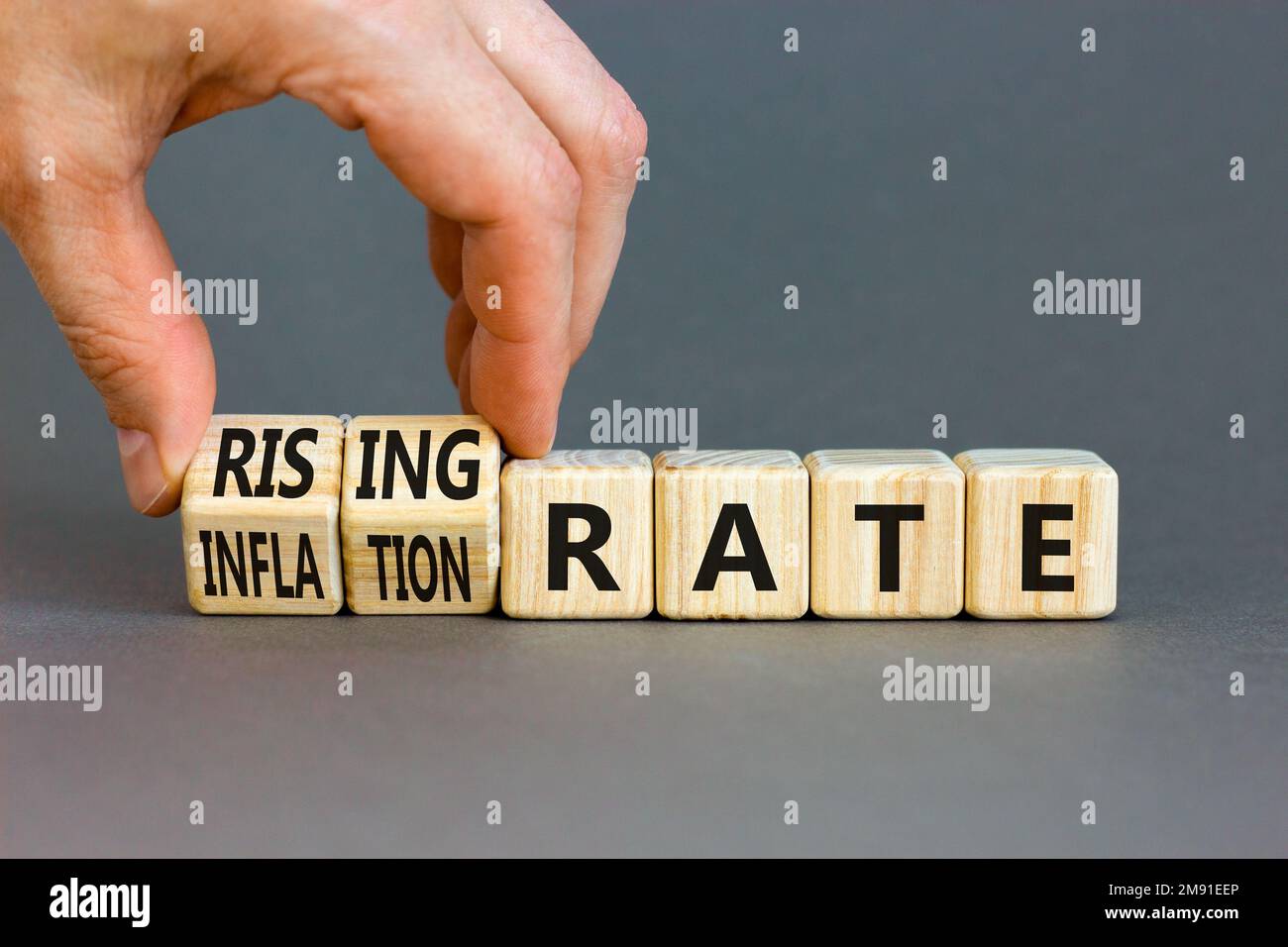 Inflation or rising rate symbol. Concept word Inflation rate Rising ...