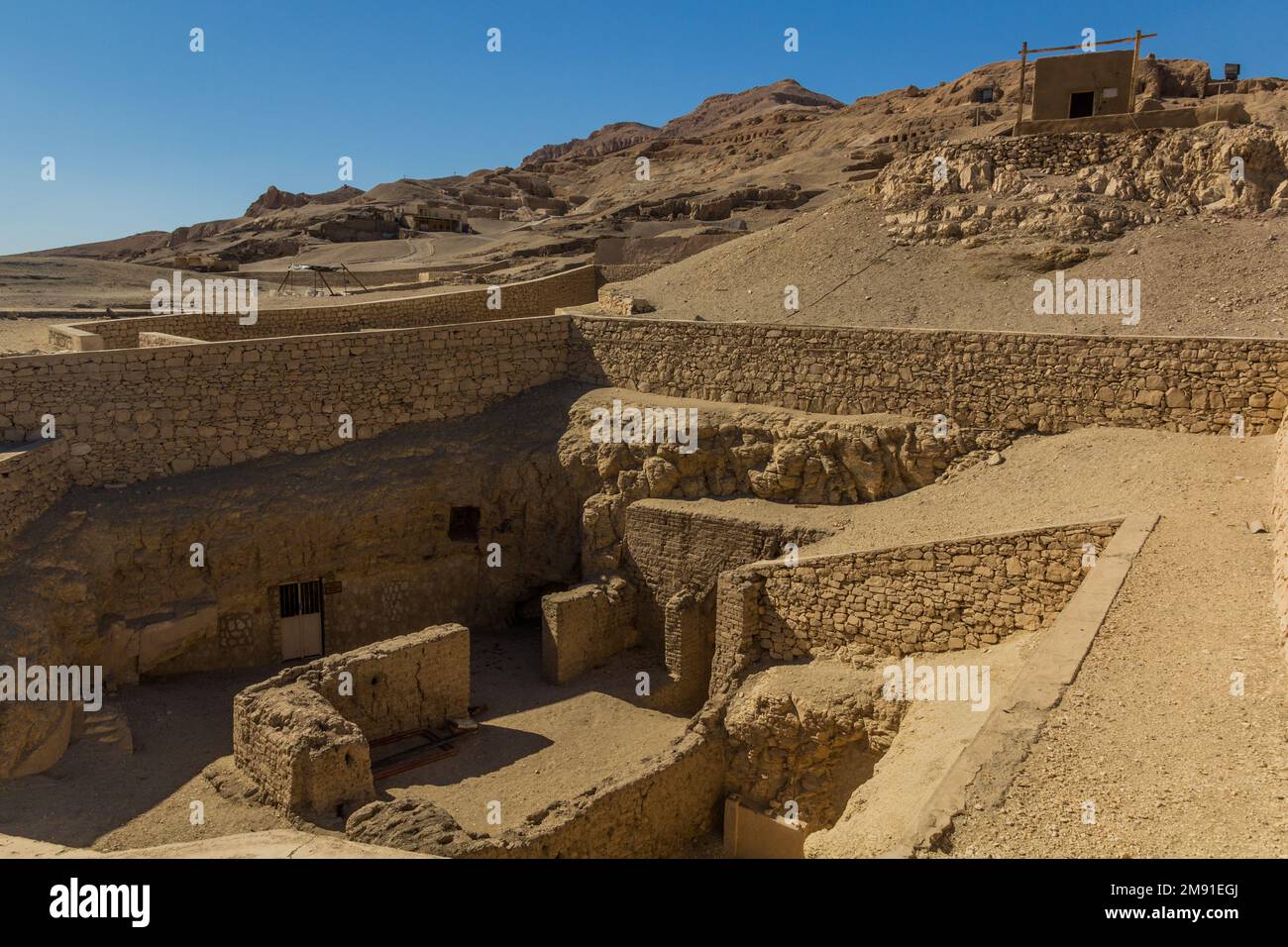 Tombs of Nobles at the Theban Necropolis, Egypt Stock Photo - Alamy