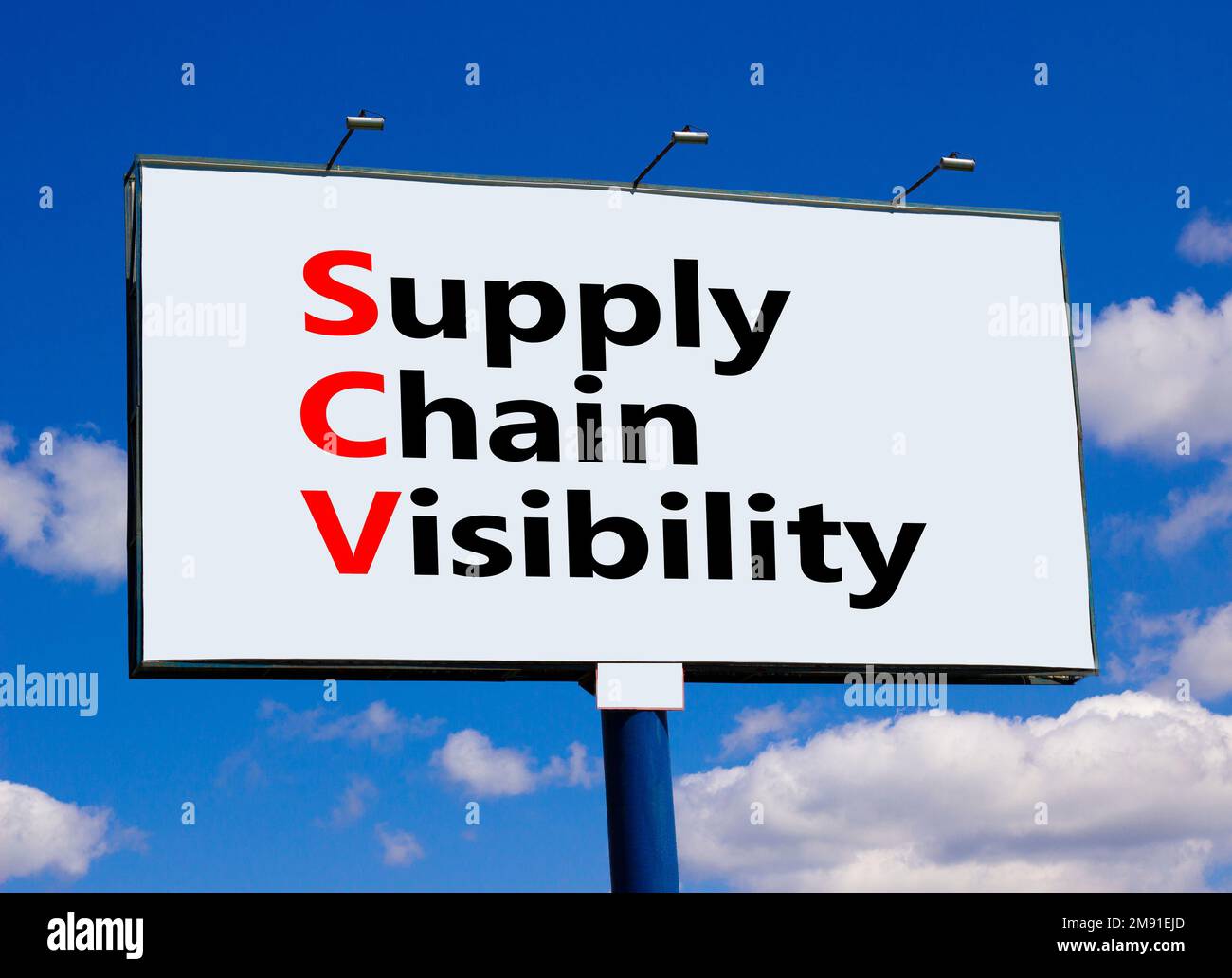 SCV supply chain visibility symbol. Concept words SCV supply chain ... SCV supply chain visibility symbol. Concept words SCV supply chain ...