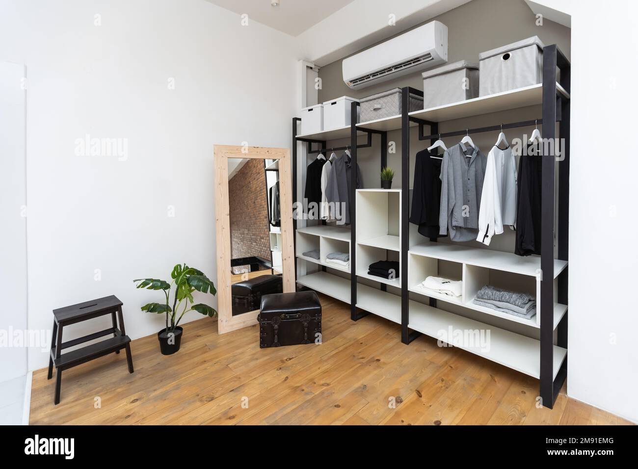Wardrobe open male hi-res stock photography and images - Alamy