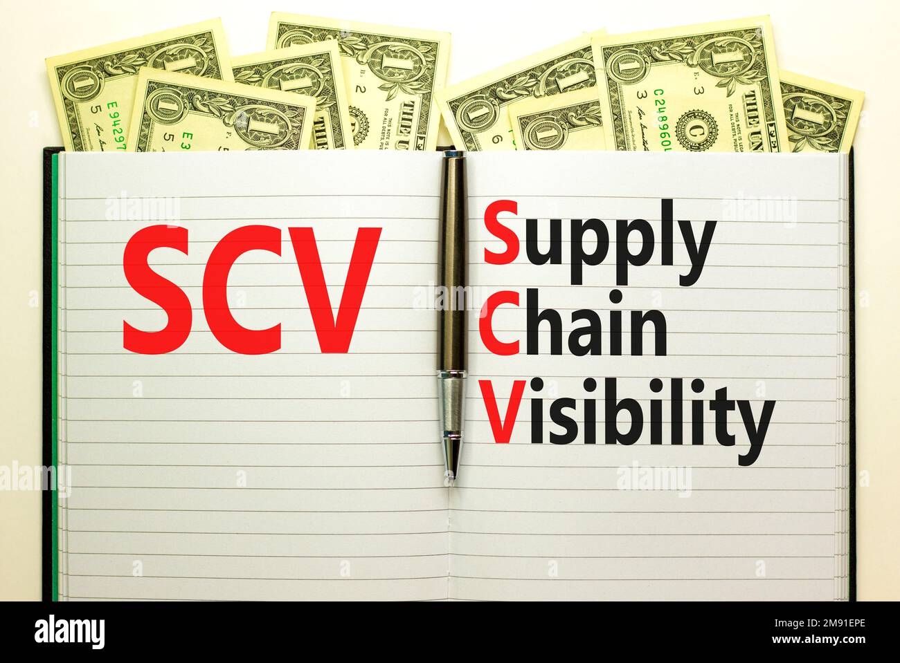 SCV supply chain visibility symbol. Concept words SCV supply chain ... SCV supply chain visibility symbol. Concept words SCV supply chain ...