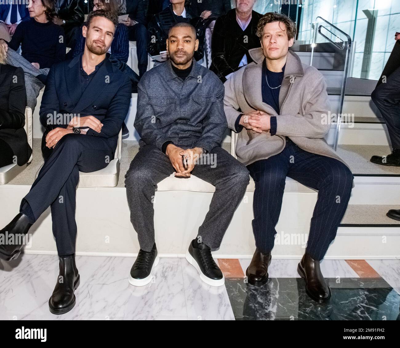 Theo James , Kane Robinson , James Norton Milan Fashion Week - Men F/W ...