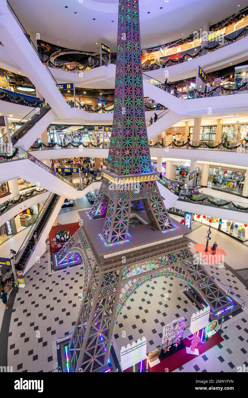 inside the Shopping Mall Terminal 21 in the city of Pattaya in the ...