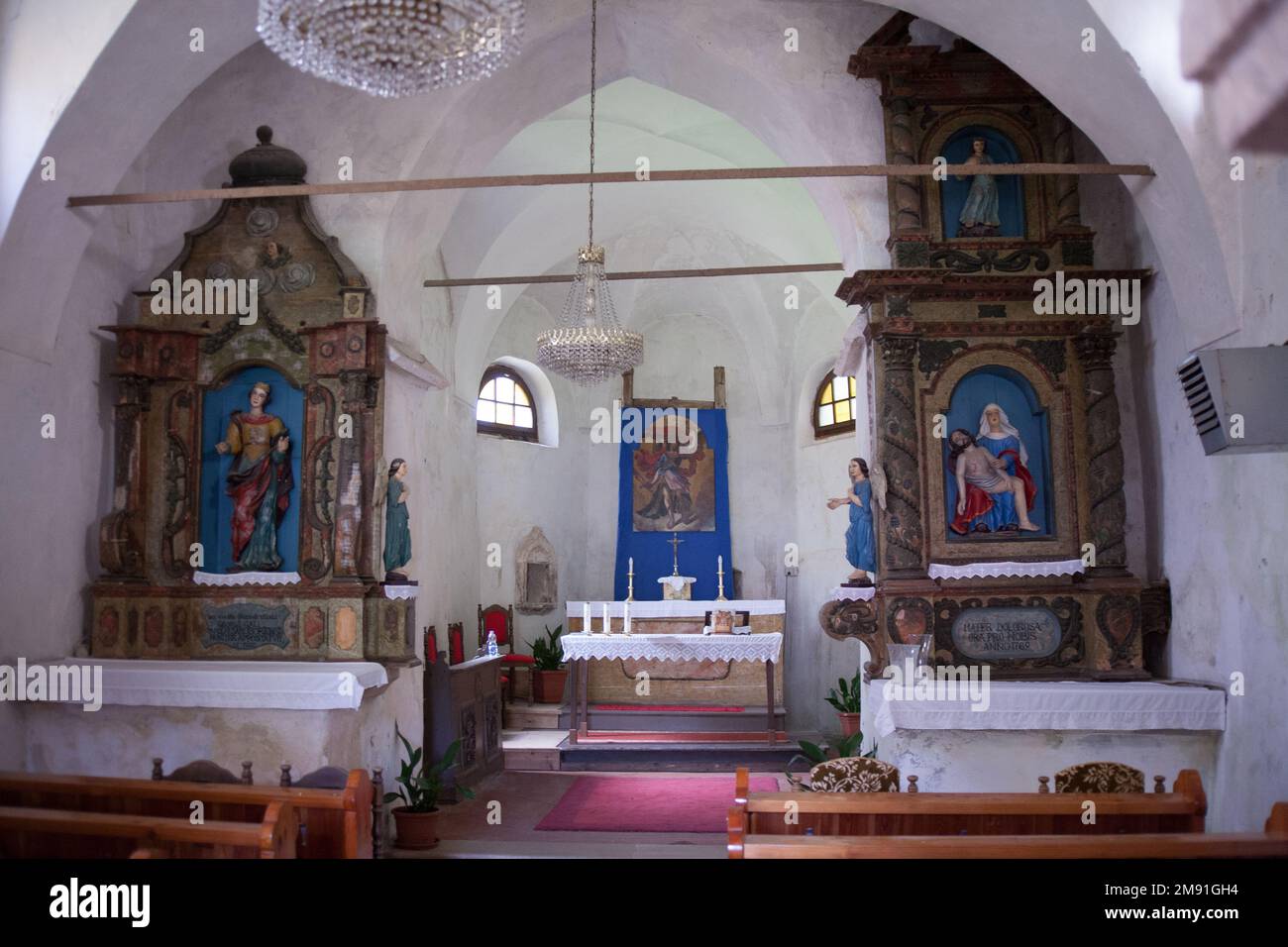Interior of Saint Michael’s Chapel Stock Photo - Alamy