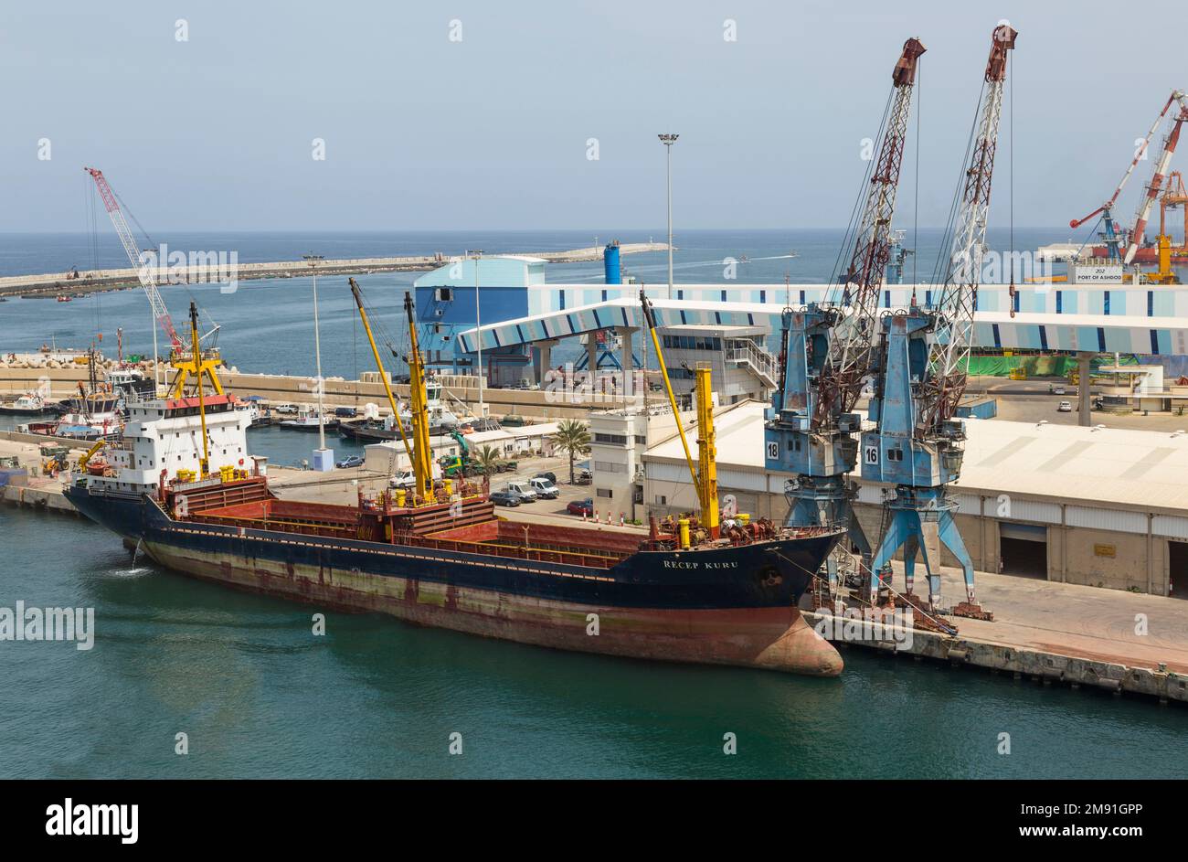 Ashdod port, Israel Stock Photo - Alamy