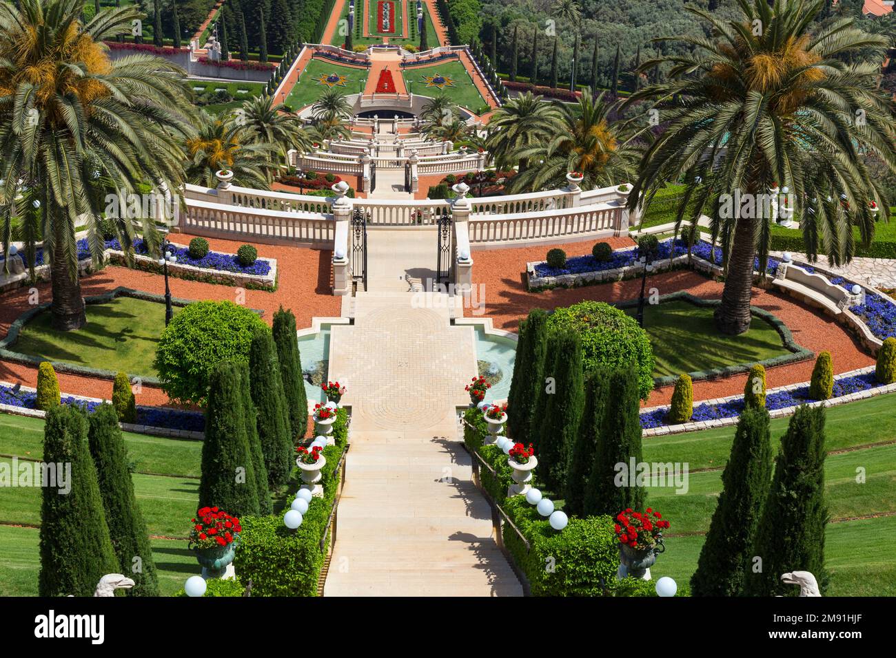 Holy bahai gardens hi-res stock photography and images - Alamy