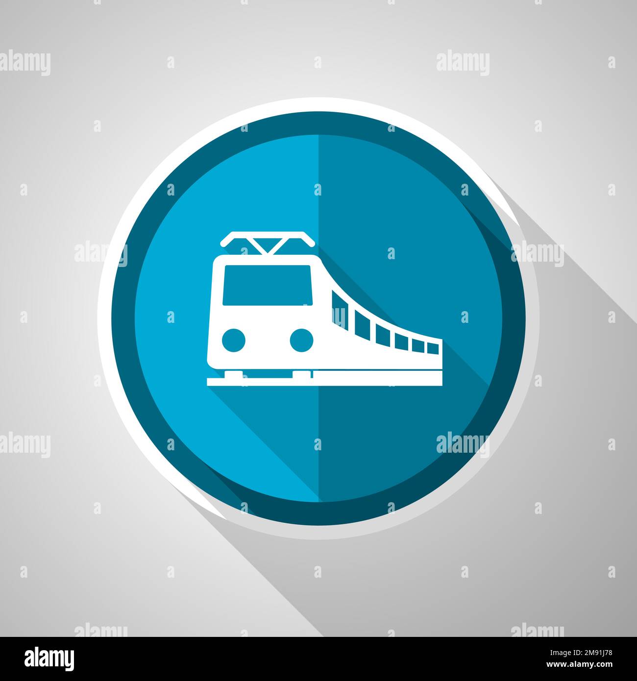 Long freight train Stock Vector Images - Alamy