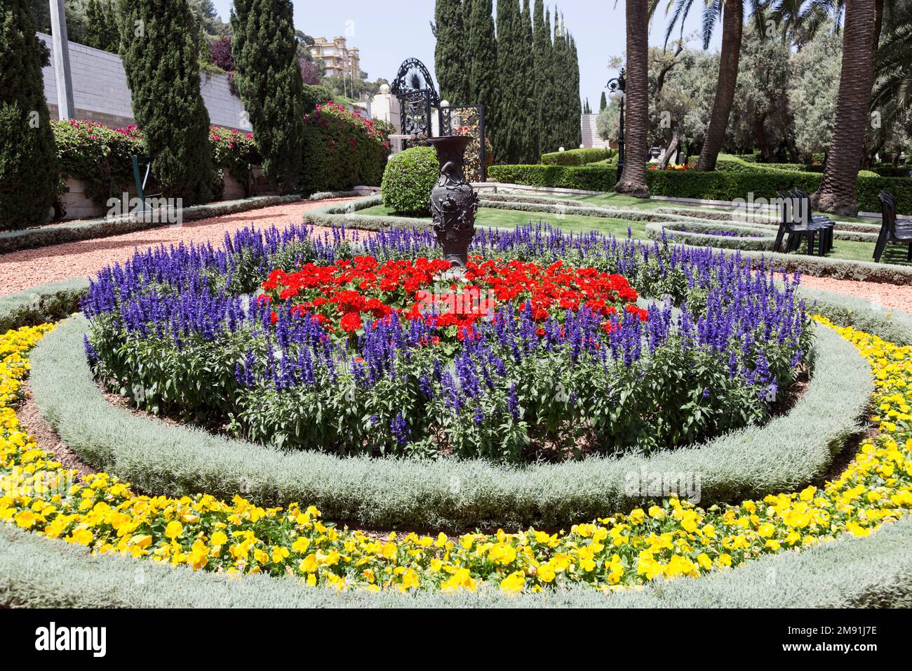Bahal Holy Place Gardens, Haifa, Israil Stock Photo - Alamy