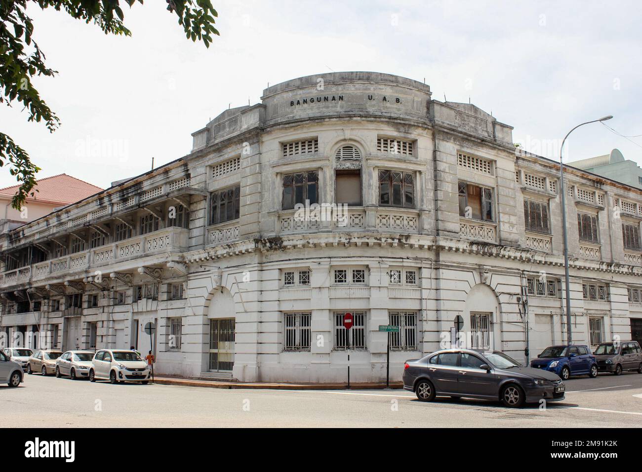 Georgetown, Penang, Malaysia - November 2012: Vintage colonial ...