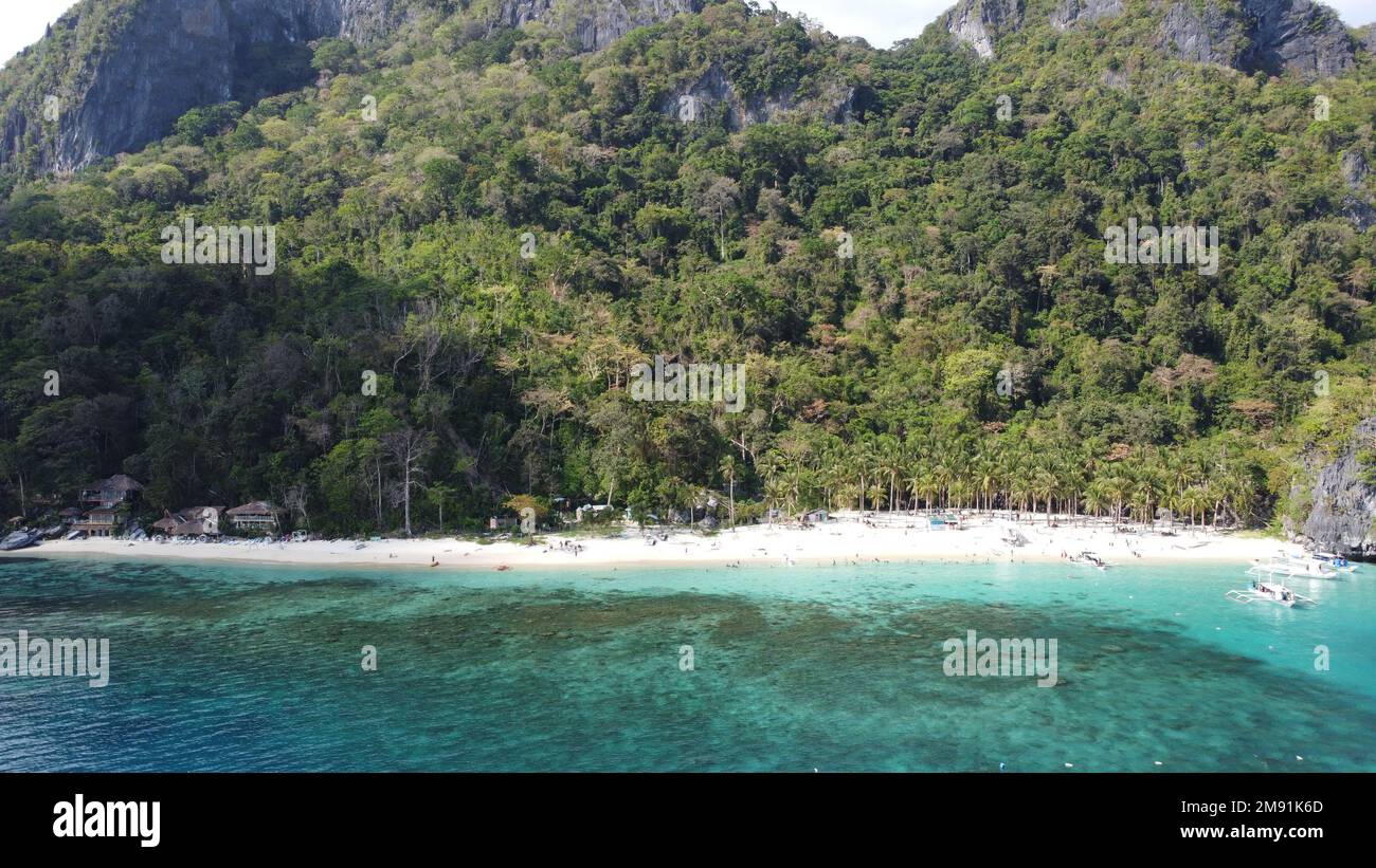 Bacuit Bay Philippines Drone View Stock Photo - Alamy