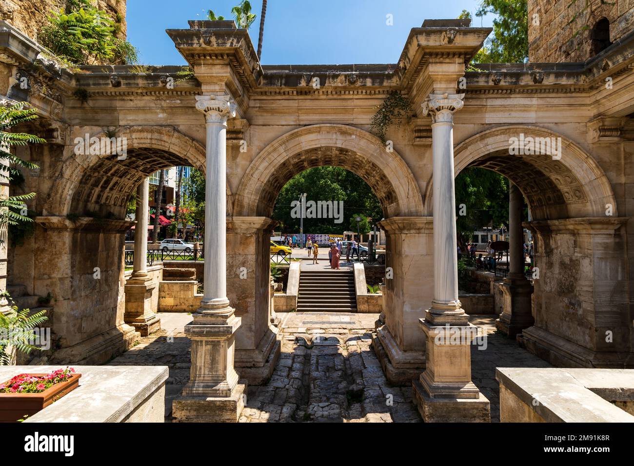 Ancient Roman relic in Antalya Stock Photo - Alamy