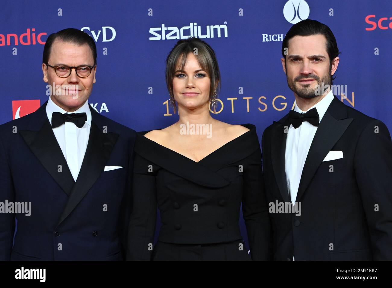 Prince Daniel, Princess Sofia and Prince Carl Philip arrive to the ...