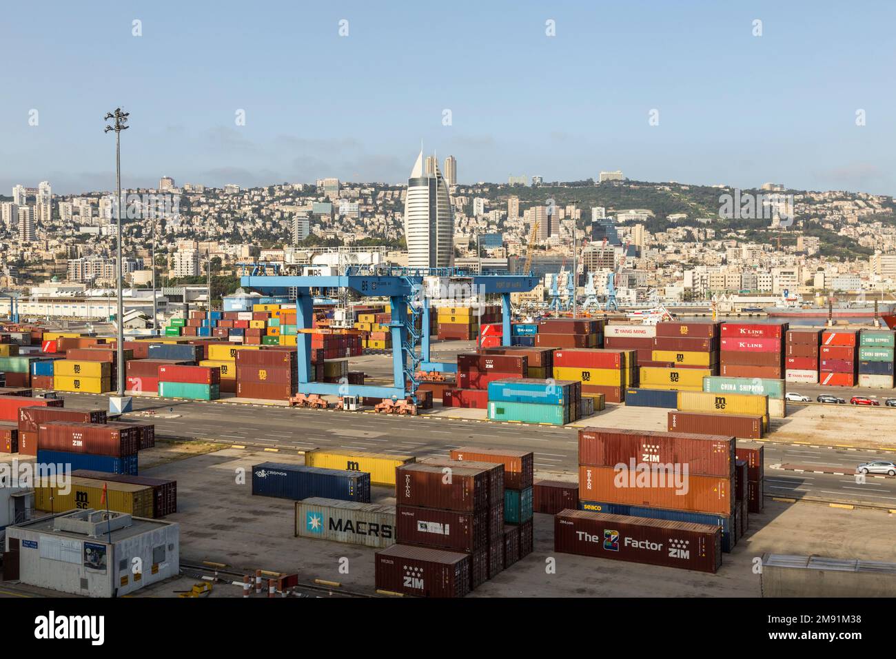 Haifa docks, Israel Stock Photo - Alamy