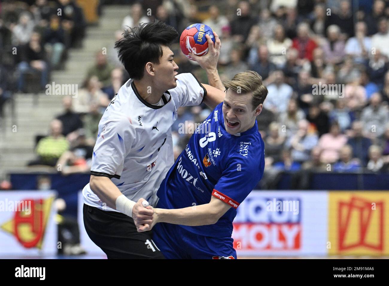 Christian City, Sweden. 16th Jan, 2023. KRISTIANSTAD, SWEDEN 20230116Korea's Youngjun Park and ...