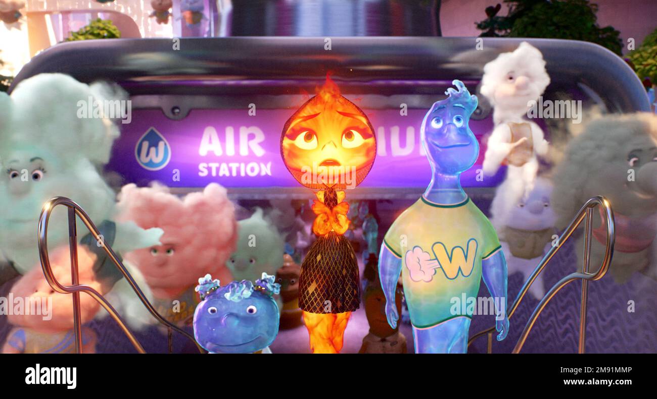 Elemental Disney Ember & Wade Stock Photo - Alamy