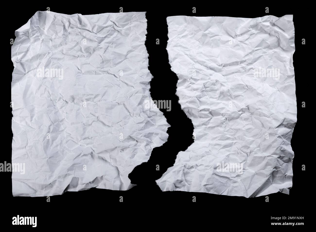 Pieces of torn paper, piece for adding a message Stock Photo - Alamy
