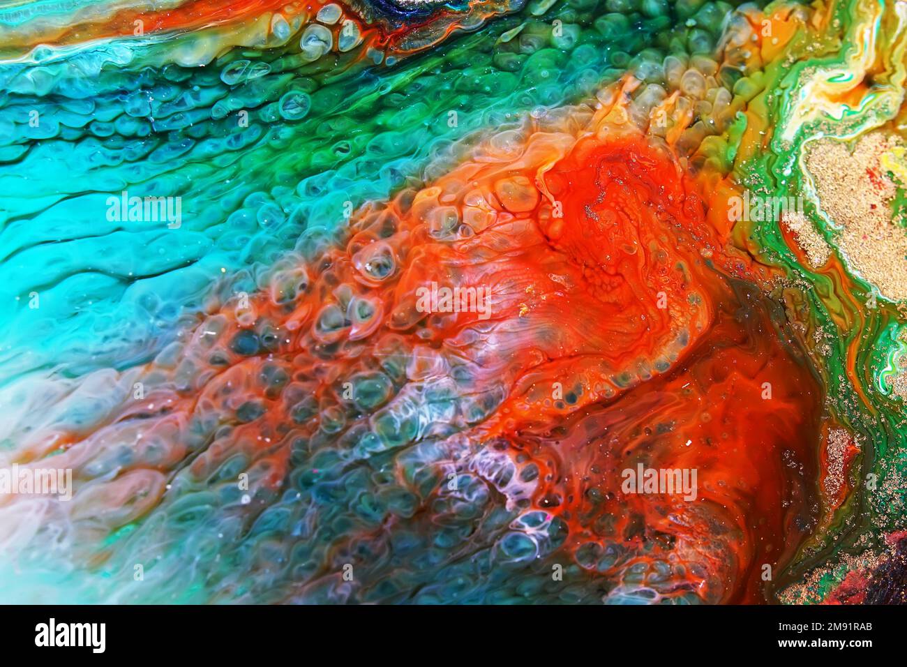 Epoxy resin abstract texture macro photo Stock Photo - Alamy
