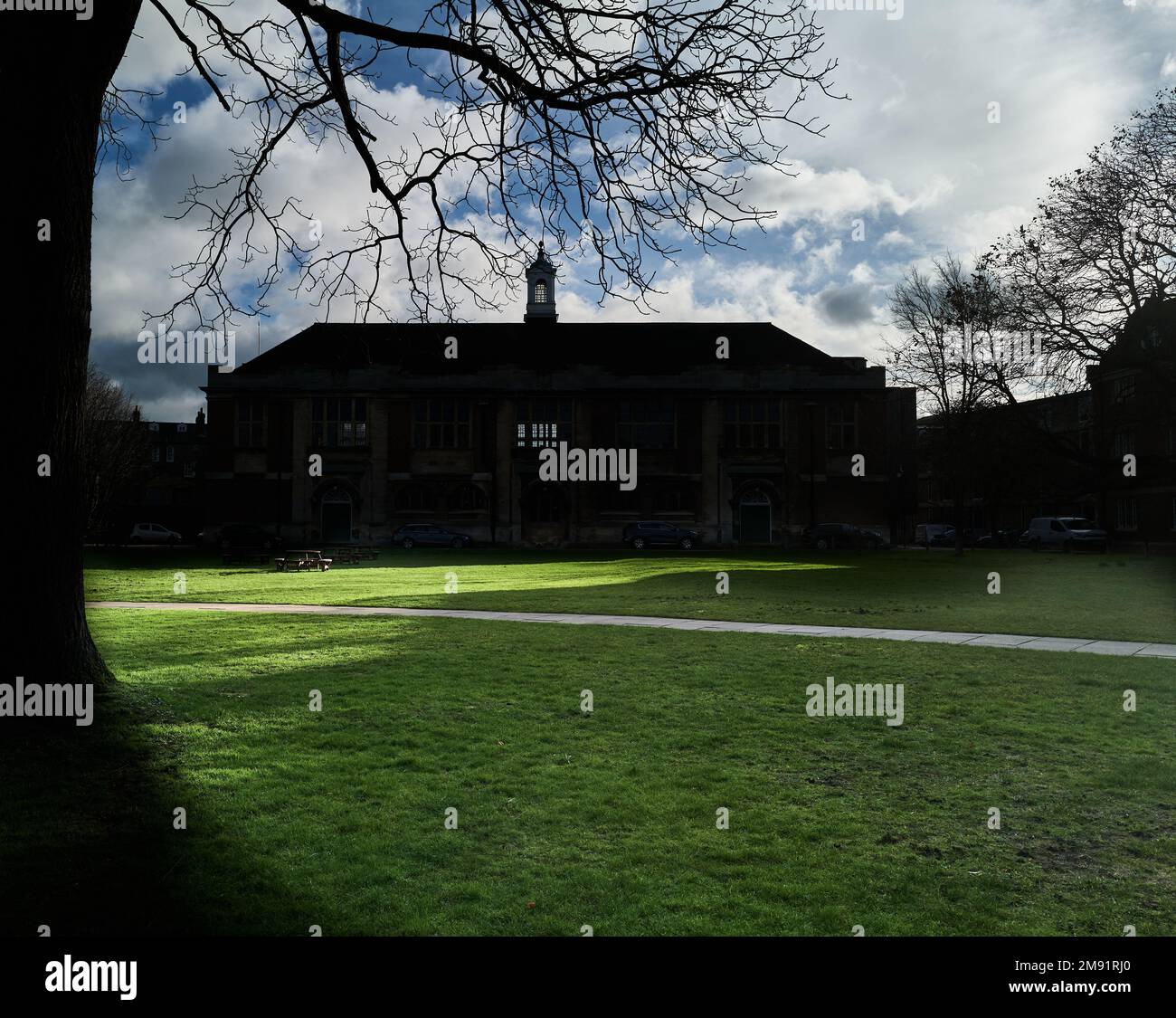 Emmanuel college garden hi-res stock photography and images - Alamy