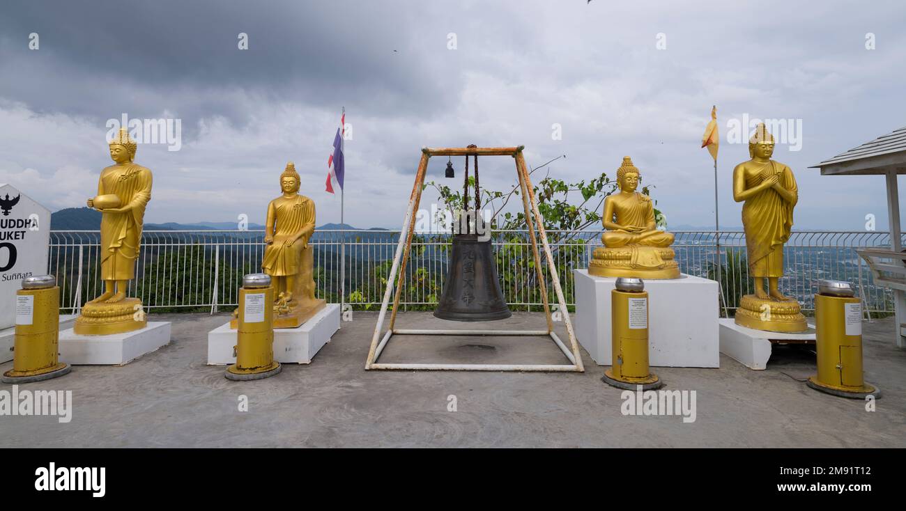Phuket, Thailand. November 30, 2022. Big Buddha Temple on Phuket island ...