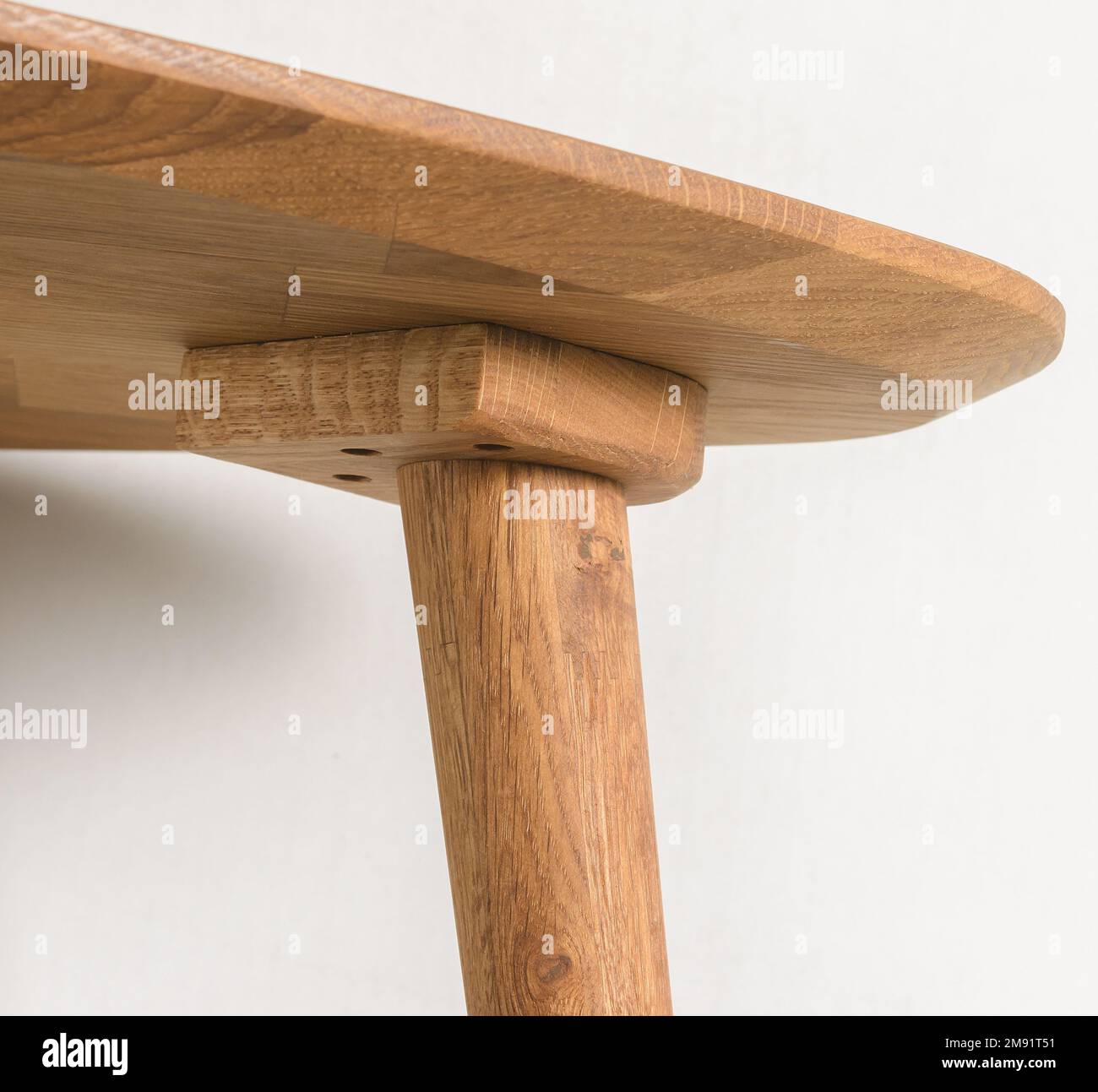 Wooden table leg close view photo, wooden eco furniture elements ...