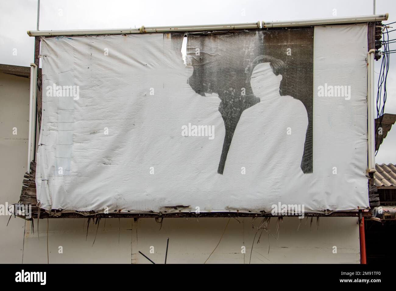 Torn billboard poster hi-res stock photography and images - Alamy