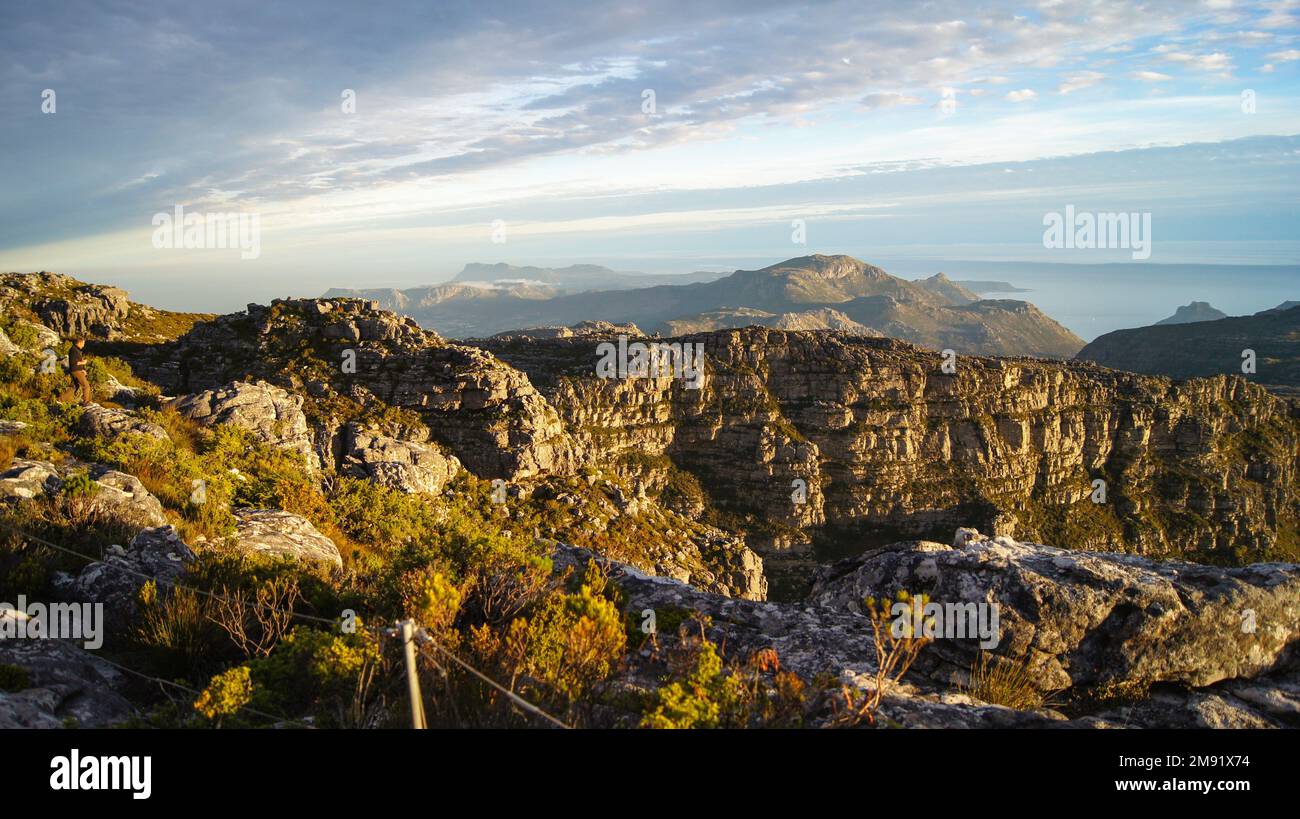 View from Table Mountain in Cape Town, South Africa Stock Photo - Alamy