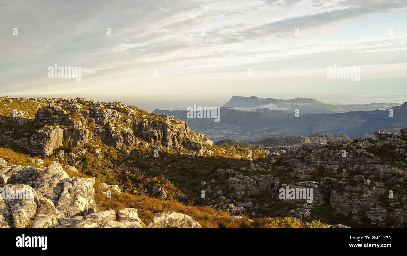View from Table Mountain in Cape Town, South Africa Stock Photo - Alamy