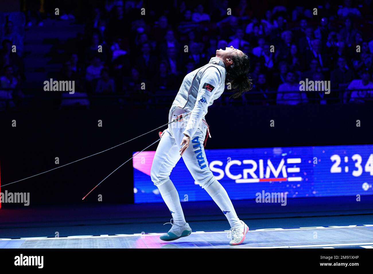 Paris, France. 14th Jan, 2023. Alice Volpi (ITA) during the Mazars ...