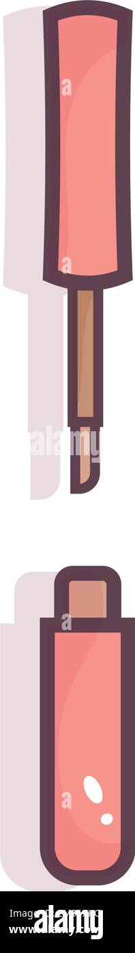 Lip Colored Stock Vector Images Alamy
